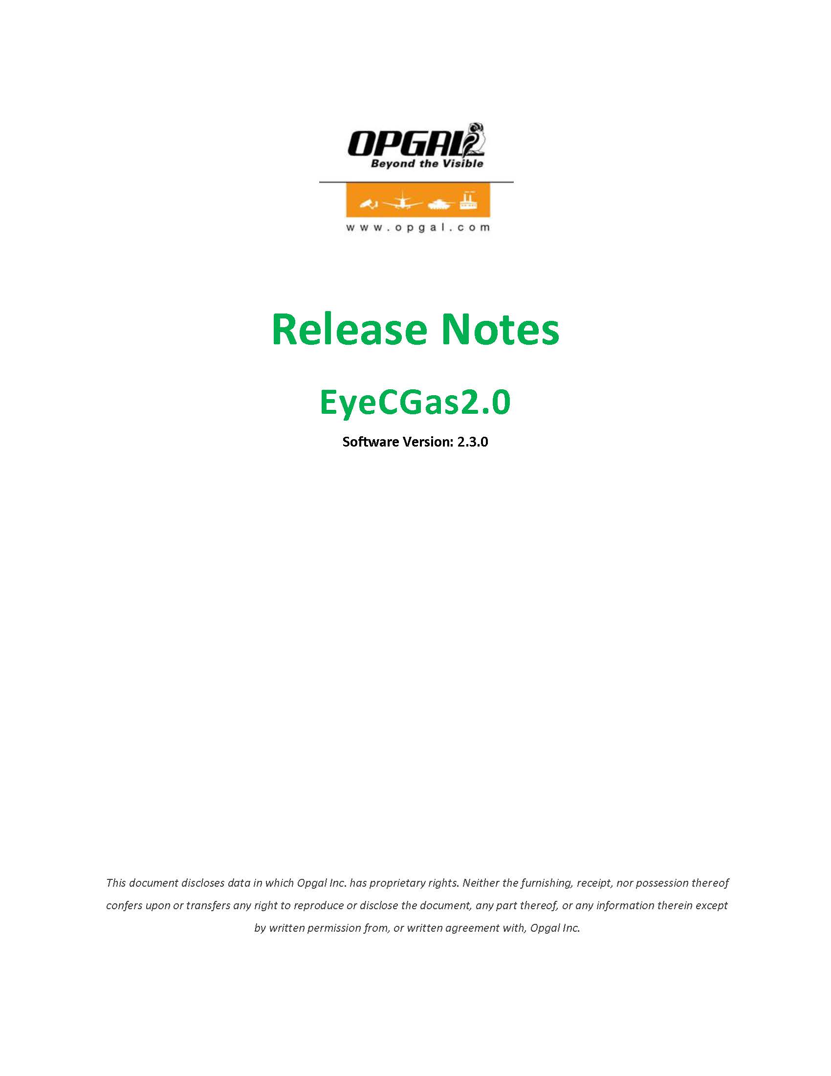 CUSTOMER SUPPORT - Opgal