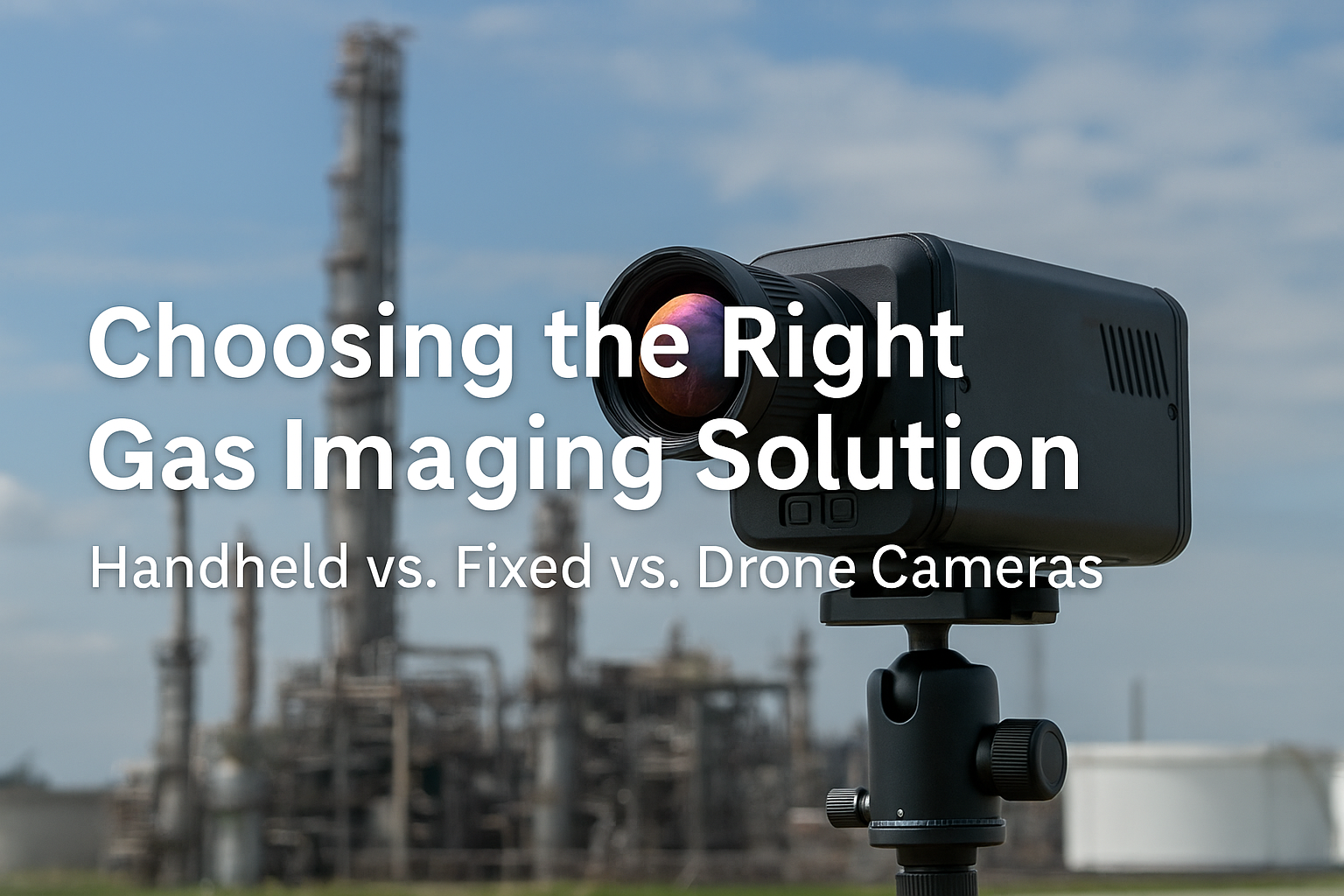 Handheld, Fixed, or Drone Gas Cameras – Which Fits Your Needs?